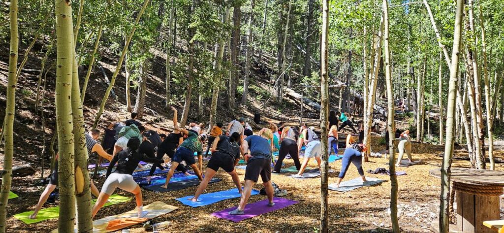 Yoga at Lee Canyon